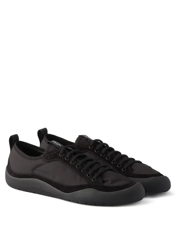 Prada Speedrock Sneakers In Re-nylon And Suede