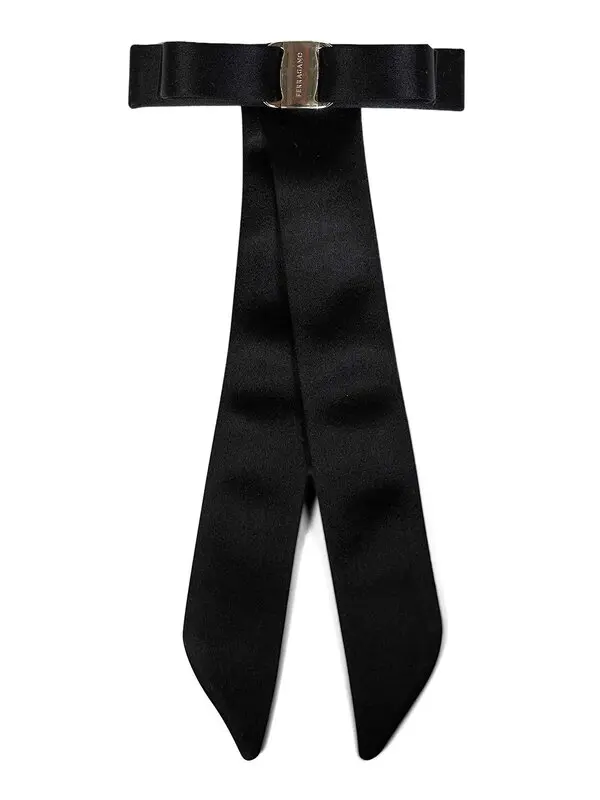 FERRAGAMO Vara Bow Hair Clip - Black