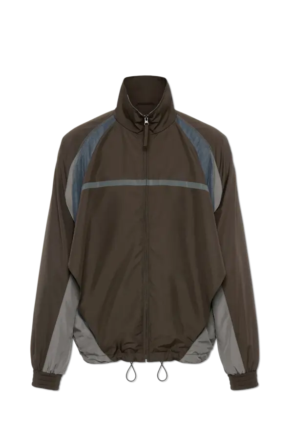 MAISON MARGIELA Lightweight Stand Collar Jacket - Brown