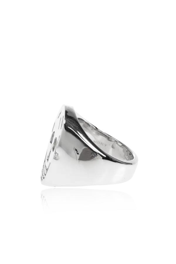 Alexander McQueen Skull Motif Signet Ring