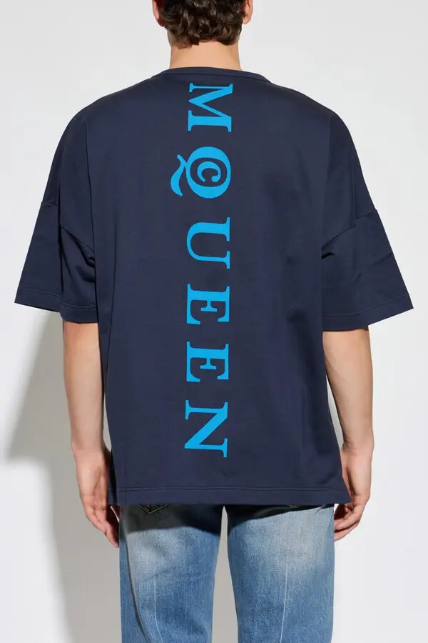 Alexander McQueen T-shirt With Printed Logo