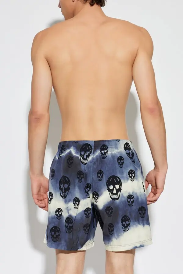 Alexander McQueen Skull Print Swim Shorts