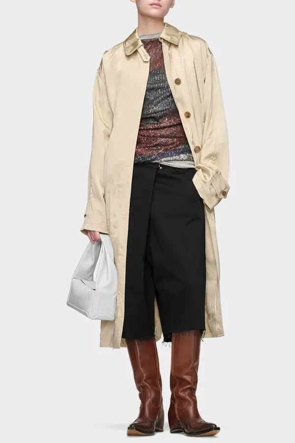 MAISON MARGIELA Sequin Embellished Asymmetrical Top