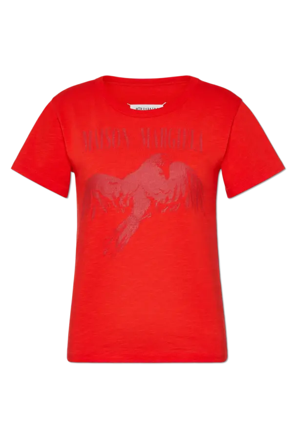 MAISON MARGIELA Printed T-shirt - Red