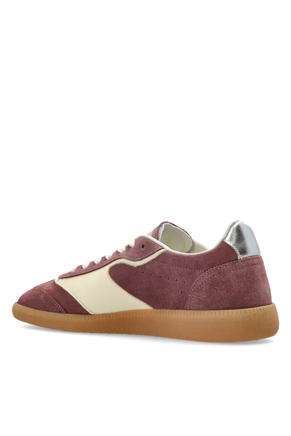Dsquared2 Suede And Leather Low Top Sneakers - Purple