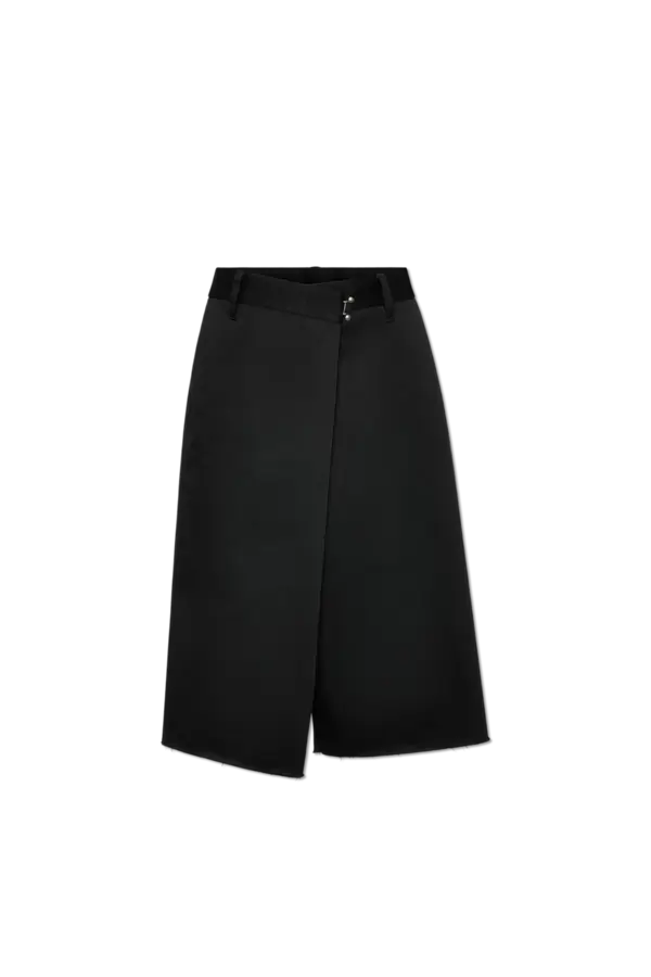 MAISON MARGIELA Wide-leg Raw Edge Shorts