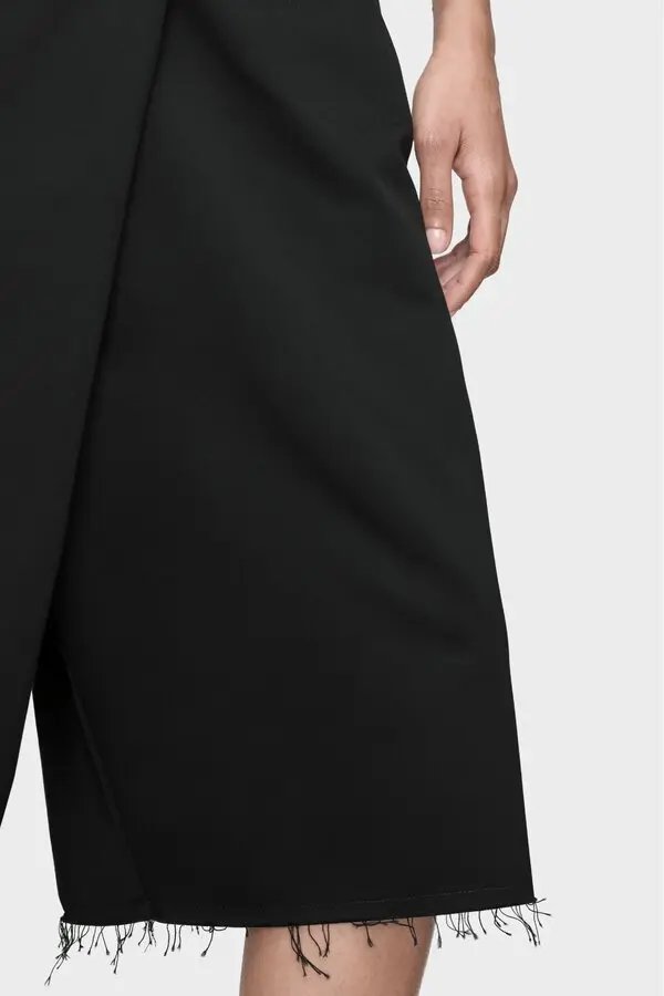 MAISON MARGIELA Wide-leg Raw Edge Shorts