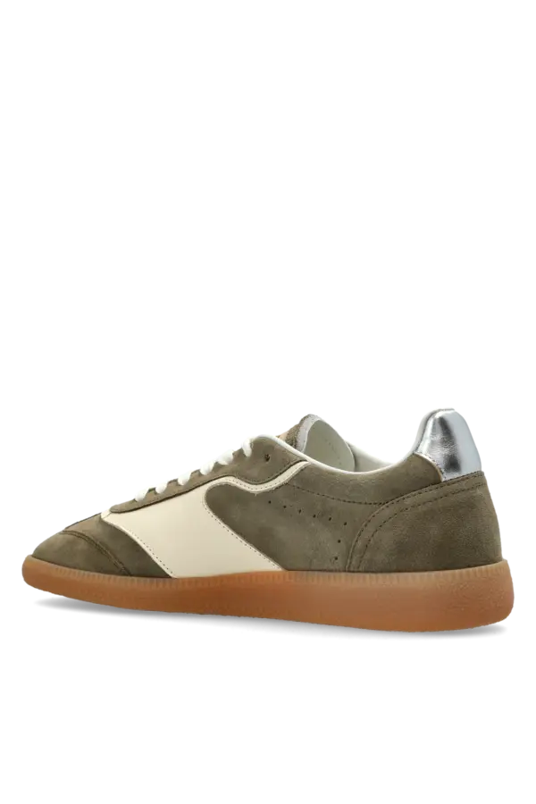 Dsquared2 Low-top Suede And Leather Sneakers - Green