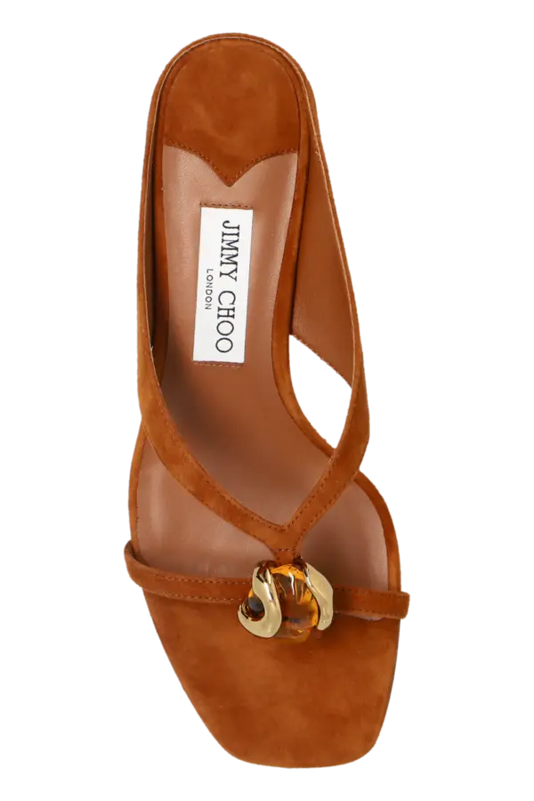 JIMMY CHOO Emery Heeled Mules