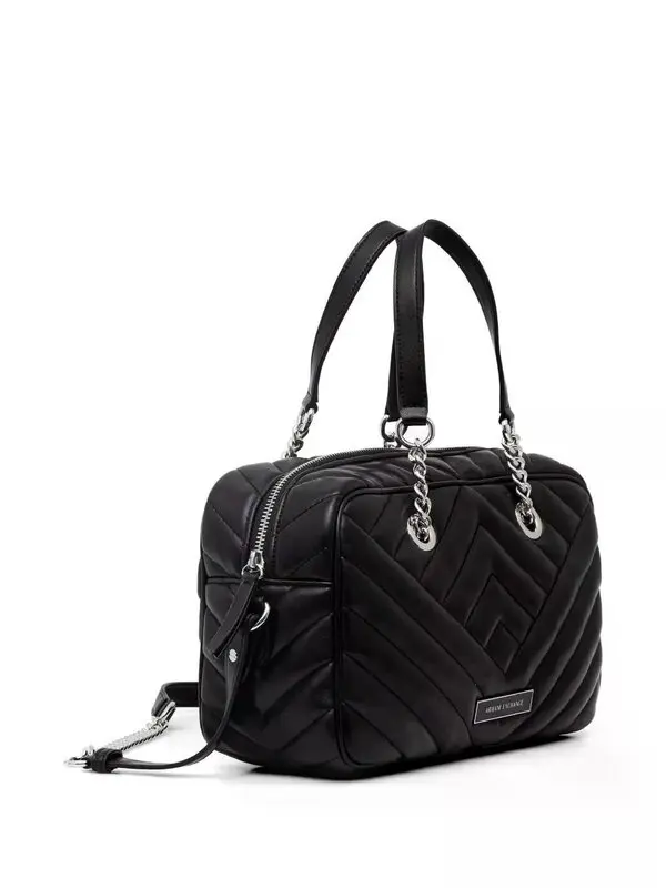 Armani Exchange Quilted Tote Bag