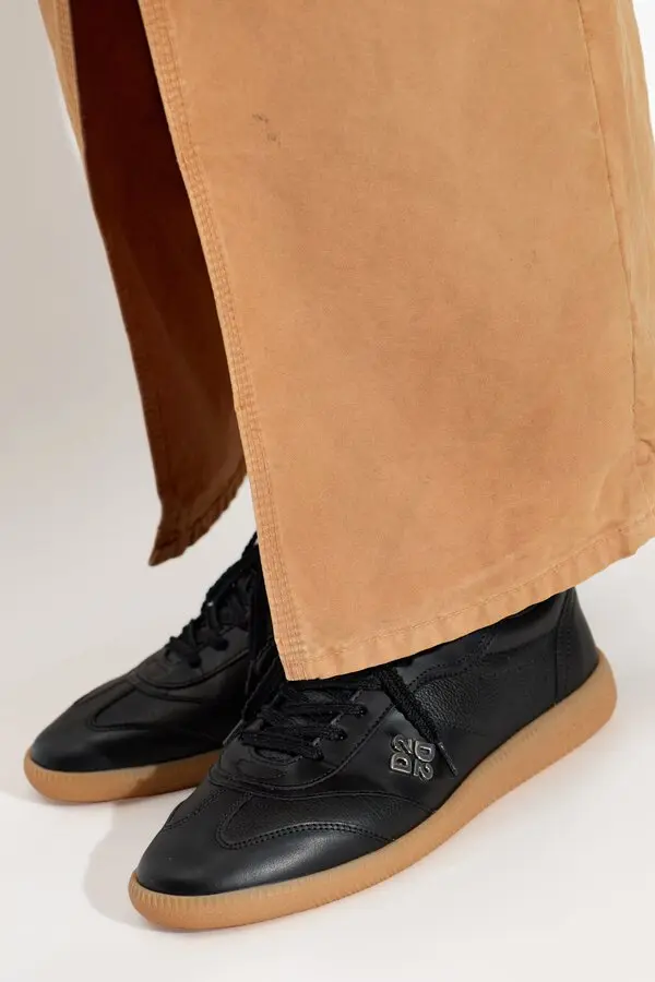 Dsquared2 Leather Sneakers - Black