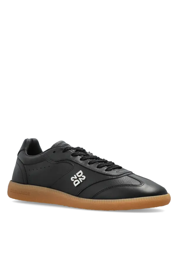 Dsquared2 Leather Sneakers - Black