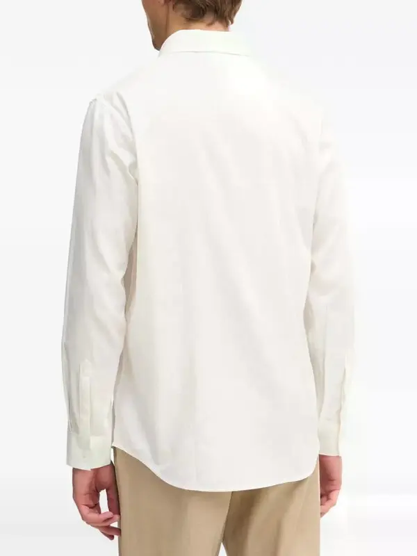 Armani Exchange Logo-patterned Long-sleeve Shirt