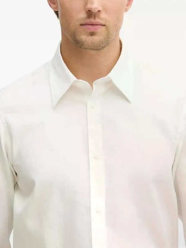 Armani Exchange Logo-patterned Long-sleeve Shirt