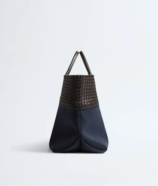 Bottega Veneta Maxi Cabat Mare Tote Bag With Intreccio Leather Detail