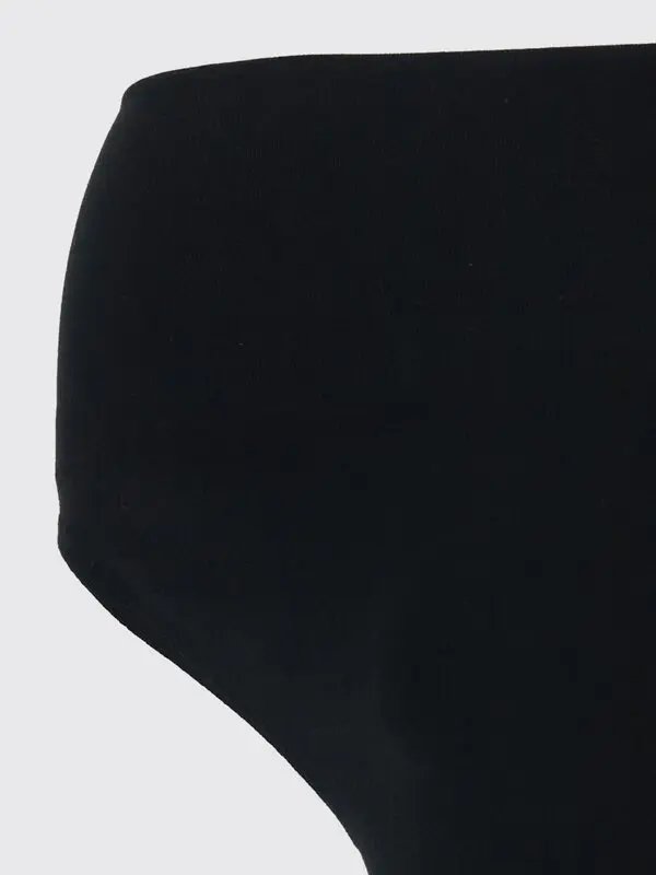 SEMICOUTURE Off-the-shoulder Jersey Top - Black