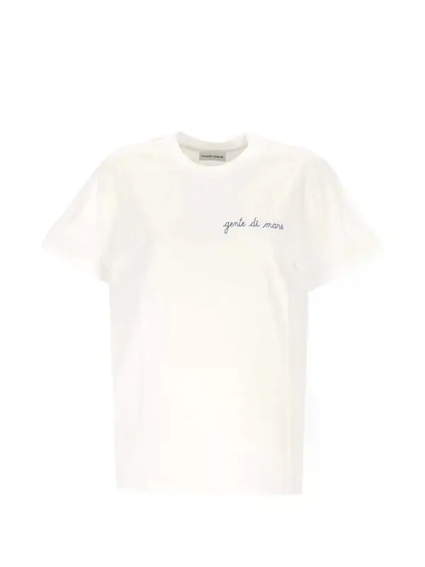 Maison Labiche Embroidered Crewneck T-shirt - White