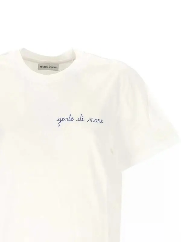 Maison Labiche Embroidered Crewneck T-shirt