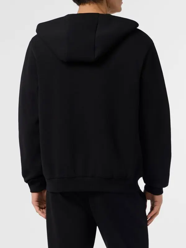 PLEIN SPORT Zip-up Hoodie - Black