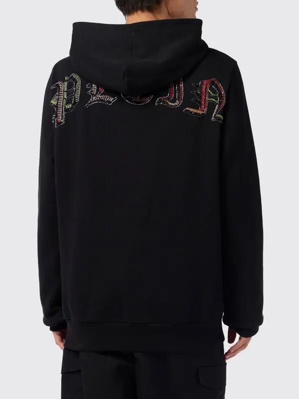 Philipp Plein Embellished Skull Hoodie