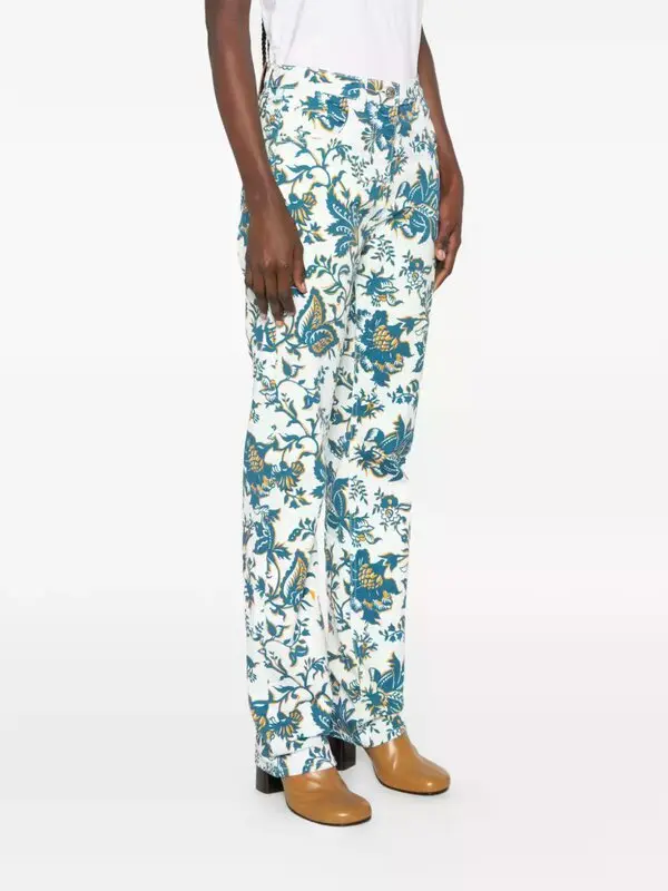 Etro Floral Print Jeans
