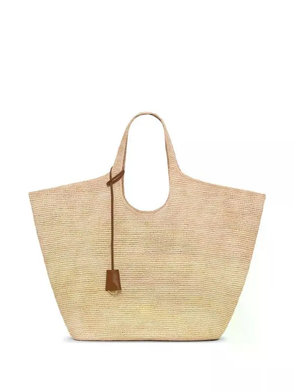 ANINE BING Lili Raffia Tote Bag