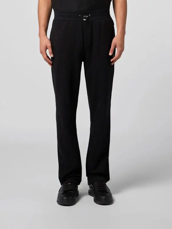 Philipp Plein Textured Trousers - Black