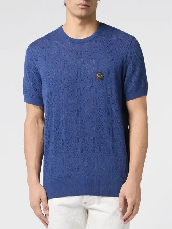 Philipp Plein Knit Sweater - Blue