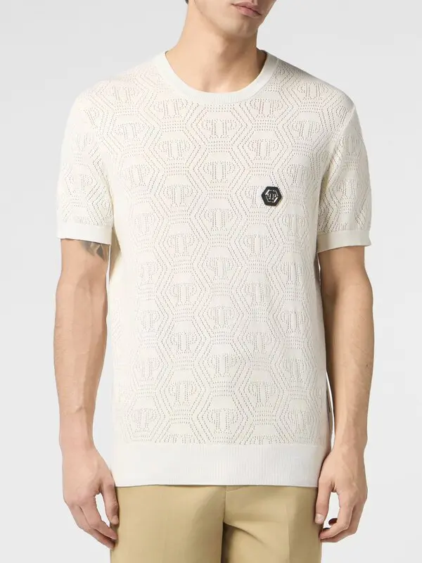 Philipp Plein Knit Sweater - White
