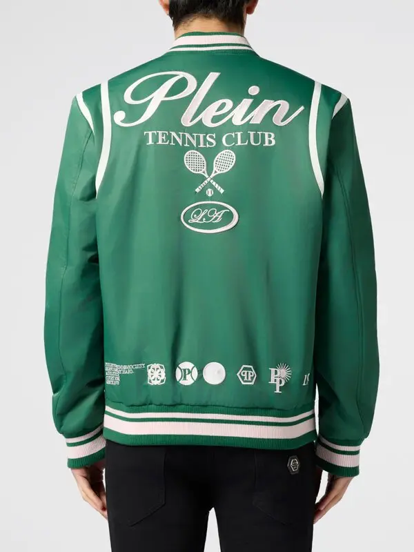 Philipp Plein Tennis Club Varsity Jacket