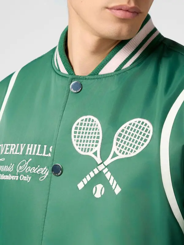 Philipp Plein Tennis Club Varsity Jacket