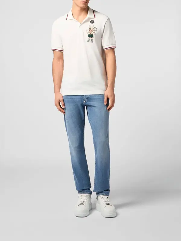Philipp Plein Polo Shirt - White