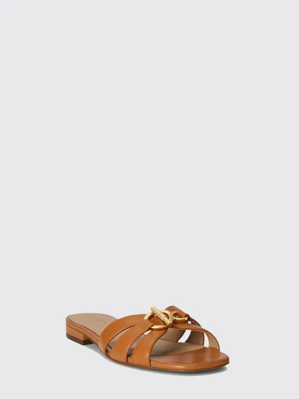 Ralph Lauren Heeled Sandal - Brown