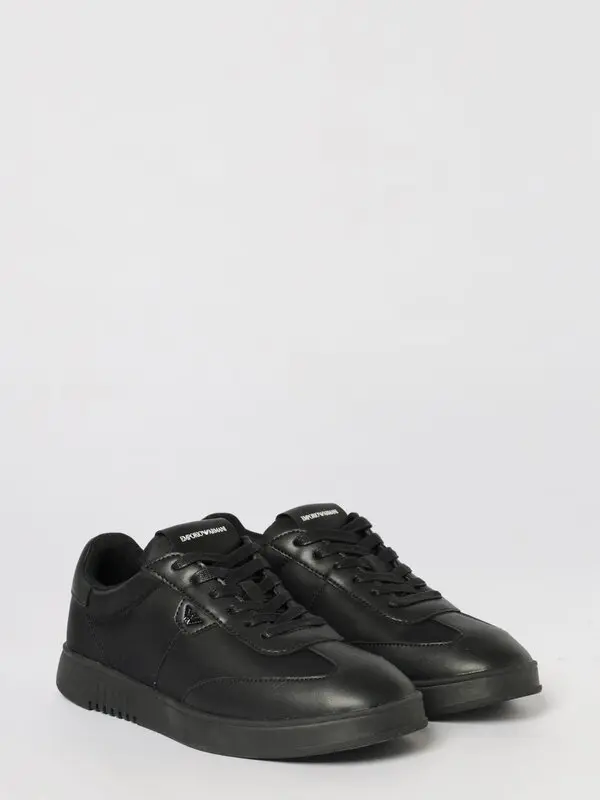 Emporio Armani Lace-up Sneakers - Black