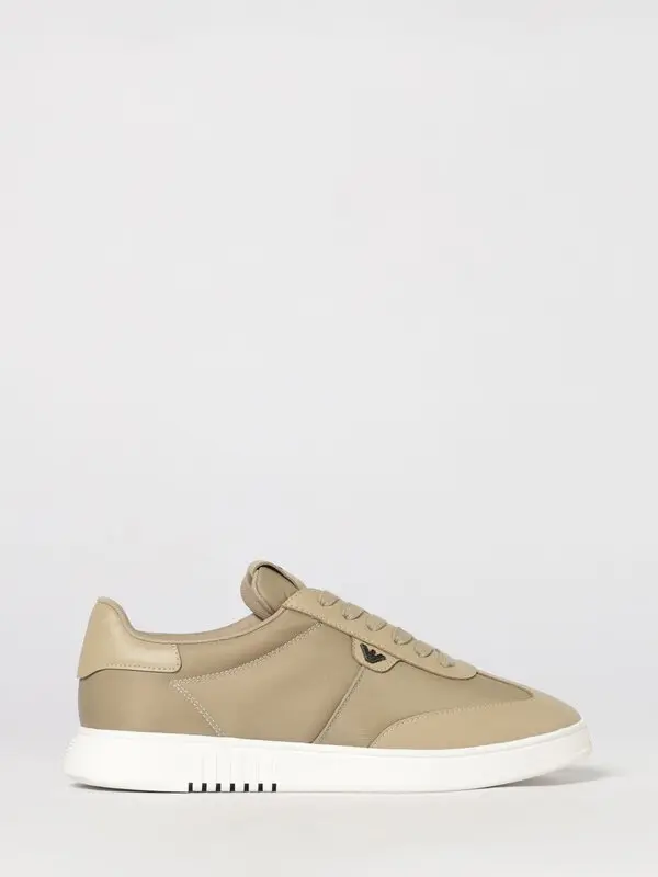 Emporio Armani Lace-up Sneakers - Sand