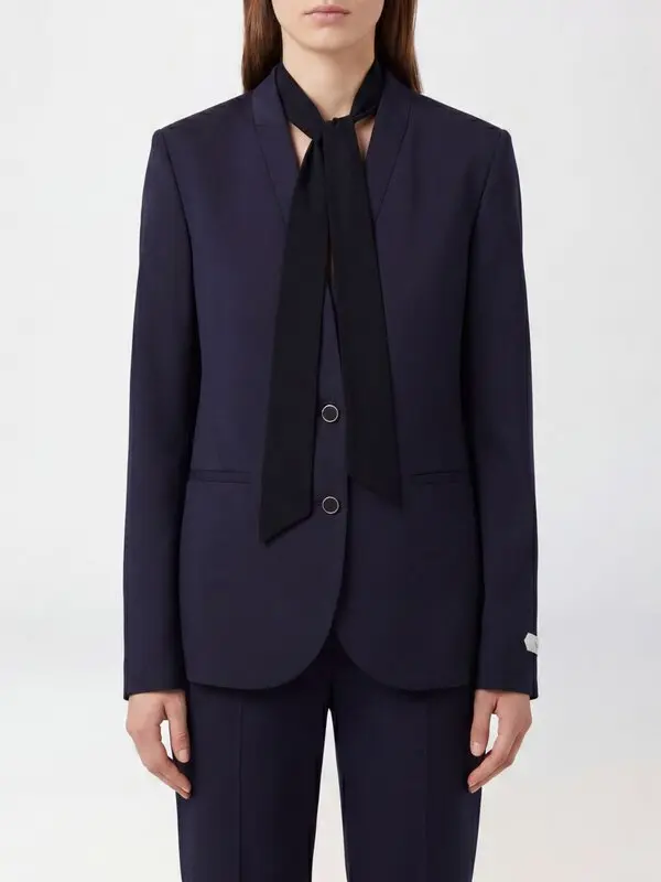 FORTE_FORTE Single Breasted Jacket - Blue
