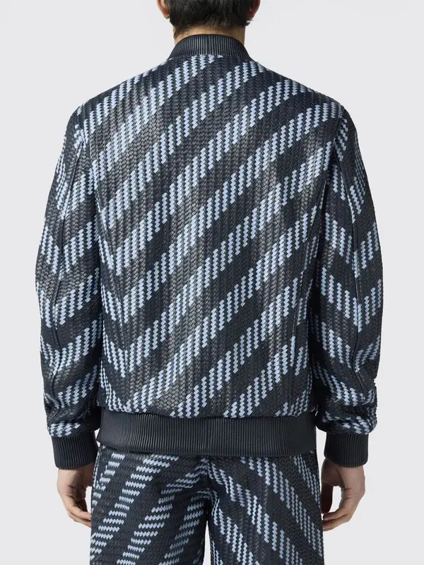 Philipp Plein Bomber Jacket With Geometric Print