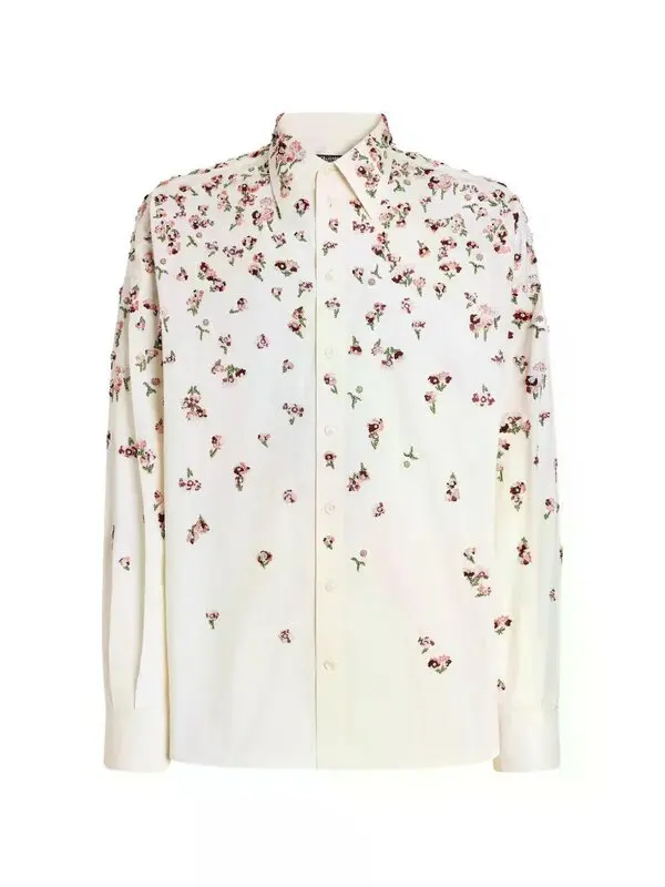 Dolce & Gabbana Cotton Shirt With Embroidery