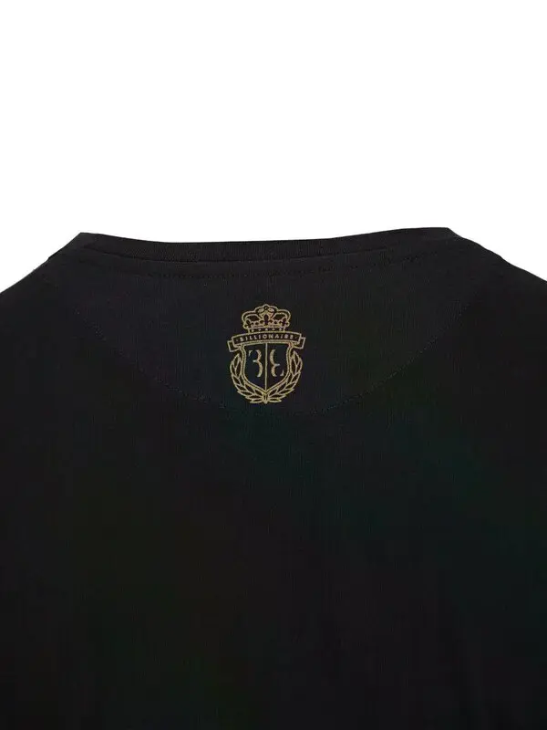 BILLIONAIRE Double Lion V-neck T-shirt