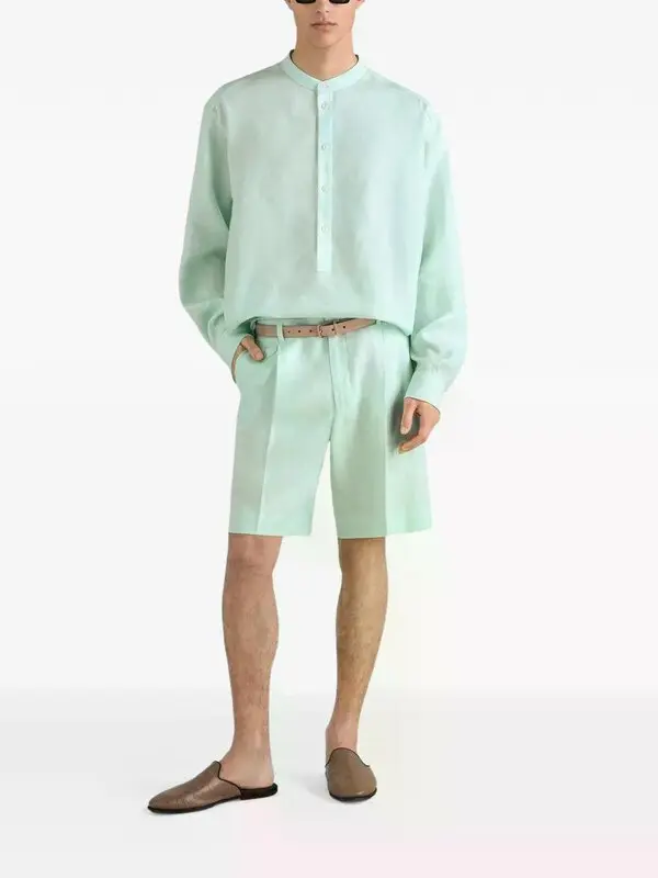 Dolce & Gabbana Linen Bermuda Shorts