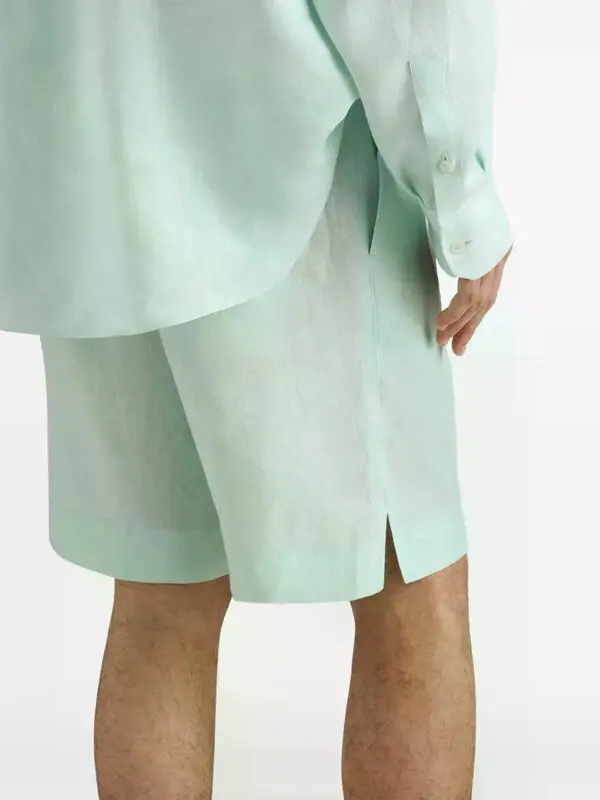 Dolce & Gabbana Linen Bermuda Shorts