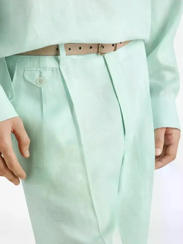 Dolce & Gabbana Linen Bermuda Shorts