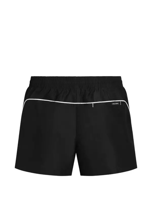 Dolce & Gabbana Logo-embroidered Swim Shorts