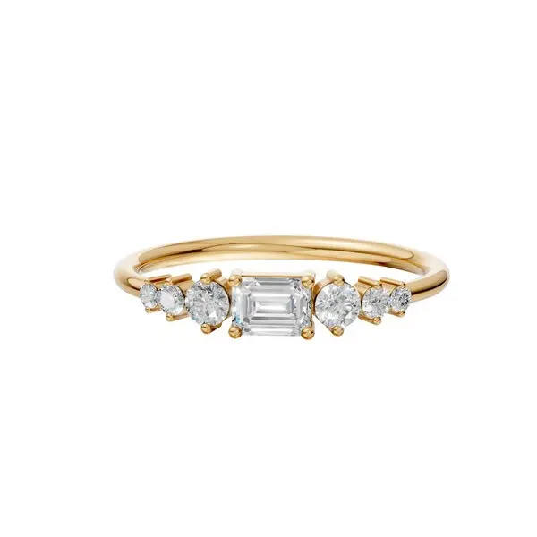 AYA FINE JEWELRY Multi Diamond Cluster Ring In 10 Kt Gold - Yellow