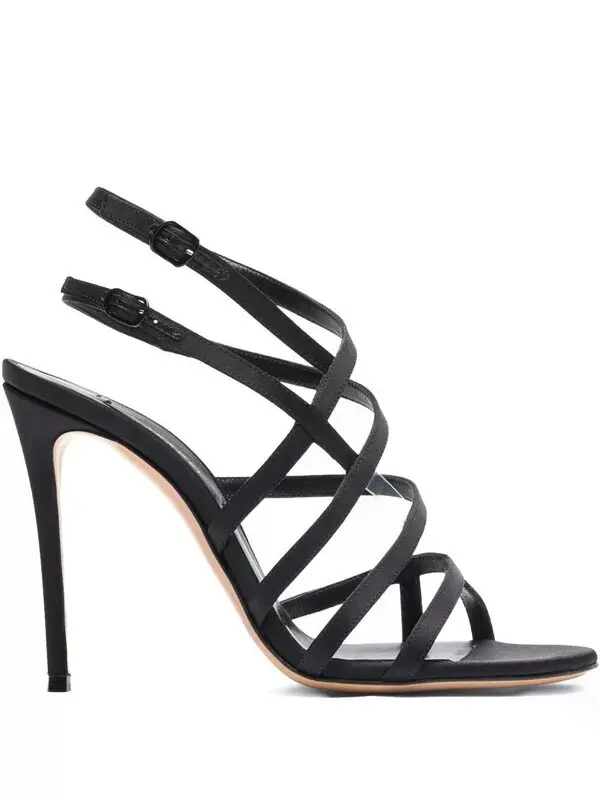 Casadei Strapped Heeled Sandals - Black
