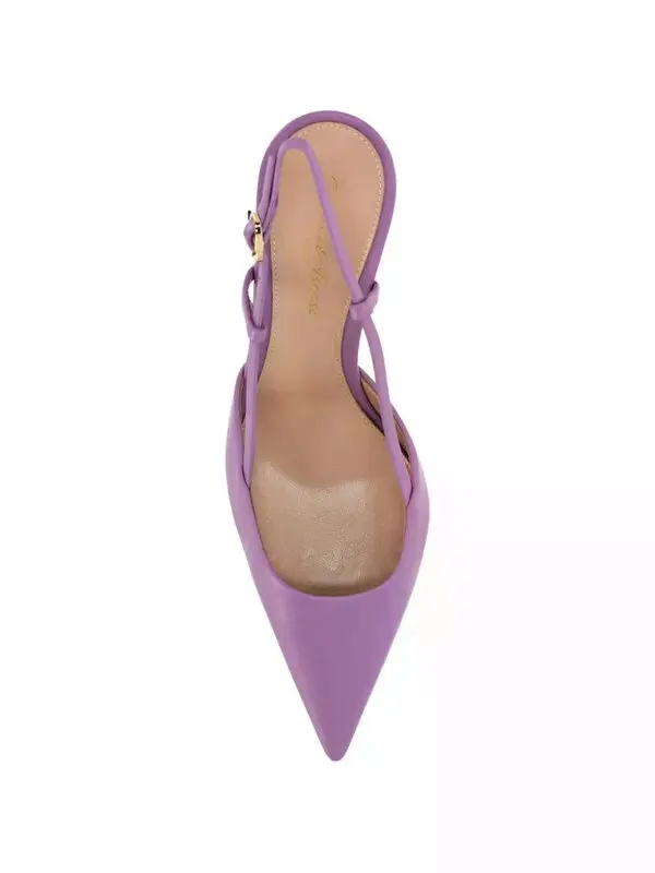 GIANVITO ROSSI Pointed-toe Slingback Sandals