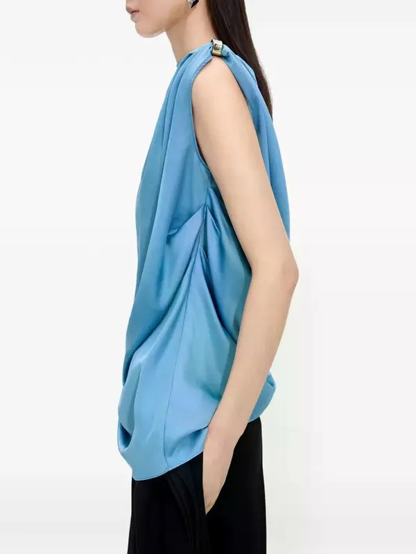 JNBY Asymmetric Draped Top - Blue