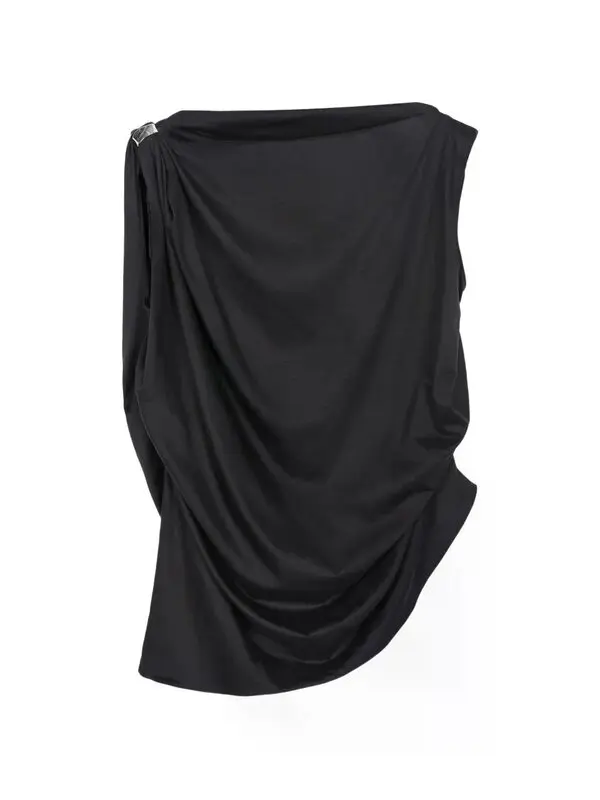JNBY Draped Asymmetrical Tank Top - Black