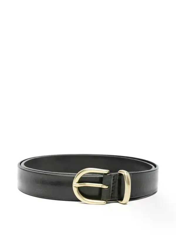 DA.D Leather Belt With Buckle Fastening - Black