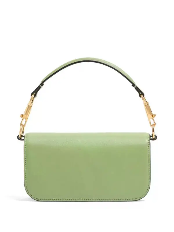 Valentino Garavani Locò Small Shoulder Bag With Jewel Logo - Green